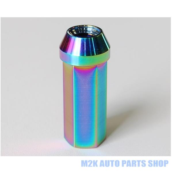 チタン ホイールナット レーシング 24個 P1.5 貫通 ナット ロング 17hex ネオクローム ハイエース : M2K AUTO PARTS - 通販 - Yahoo!ショッピング