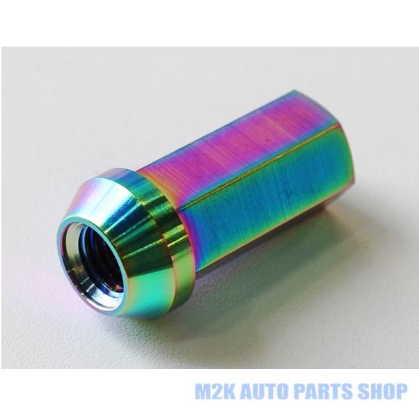 チタン ホイールナット レーシング 24個 P1.5 貫通 ナット ロング 17hex ネオクローム ハイエース : M2K AUTO PARTS - 通販 - Yahoo!ショッピング