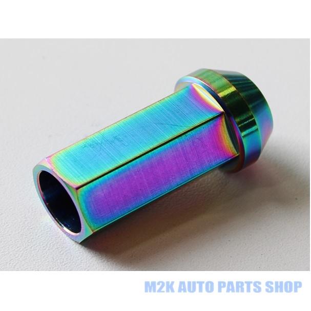 チタン ホイールナット レーシング 24個 P1.5 貫通 ナット ロング 17hex ネオクローム ハイエース : M2K AUTO PARTS - 通販 - Yahoo!ショッピング