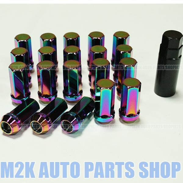 ハイエース キャラバン レーシング 24個 45mm スチール ホイールナット P1.5 P1.25 17HEX ソケット ネオクローム : M2K AUTO PARTS - 通販 ...