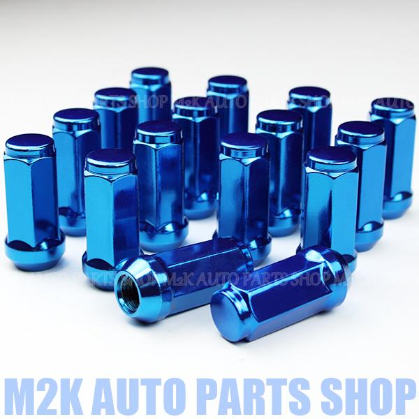 49mm スチール ホイールナット P1.5 P1.25 19HEX 16個 袋ナット M12 ブルー 青 : M2K AUTO PARTS - 通販 - Yahoo!ショッピング