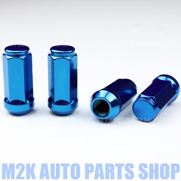 49mm スチール ホイールナット P1.5 P1.25 19HEX 16個 袋ナット M12 ブルー 青 : M2K AUTO PARTS - 通販 - Yahoo!ショッピング