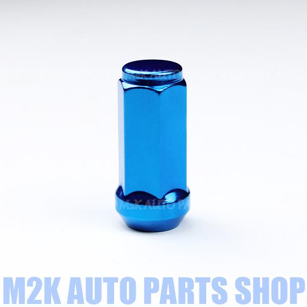 49mm スチール ホイールナット P1.5 P1.25 19HEX 16個 袋ナット M12 ブルー 青 : M2K AUTO PARTS - 通販 - Yahoo!ショッピング