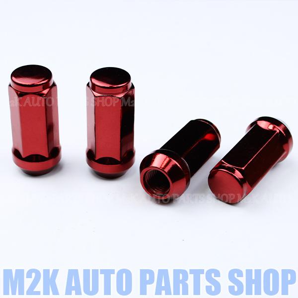 49mm スチール ホイールナット P1.5 P1.25 19HEX 16個 袋ナット M12 レッド 赤 : mk-stl49mmhex16red : M2K AUTO PARTS - 通販 ...