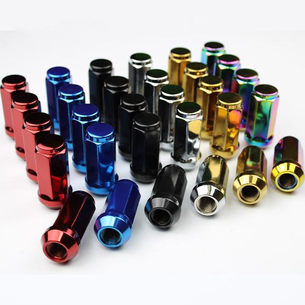 49mm M14 P1.5 ホイールナット 16個 レッド ブルー ブラック ゴールド シルバー ネオクローム ロングナット 袋ナット 輸入車 外車 : M2K AUTO PARTS - 通販 ...