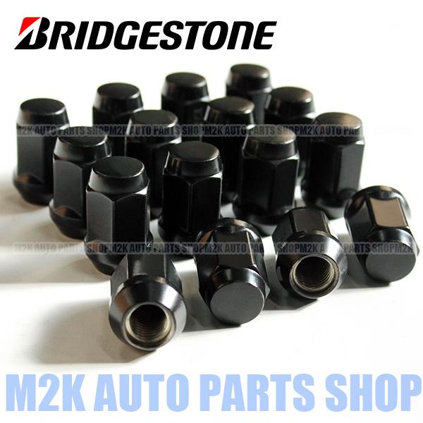 BRIDGESTONE ブリヂストン ブラック ロックナット ホイールナット P1.5 P1.25 19HEX 21HEX BS 16個 : M2K AUTO PARTS - 通販 ...