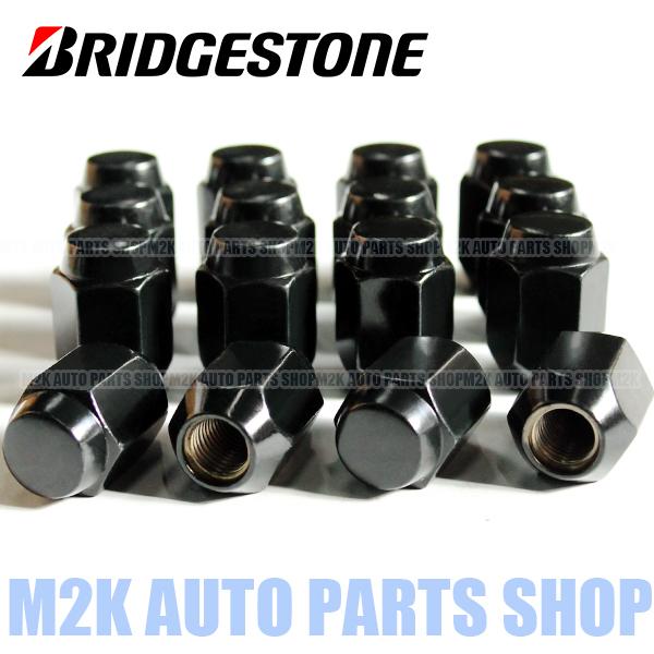 BRIDGESTONE ブリヂストン ブラック ロックナット ホイールナット P1.5 P1.25 19HEX 21HEX BS 16個 : M2K AUTO PARTS - 通販 ...