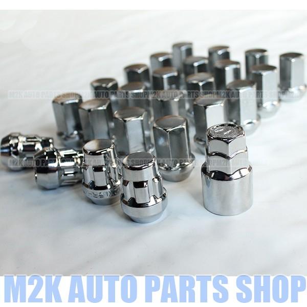 ロックナット 17HEX P1.5 P1.25 24本 メッキナット ホイールナット スチール ハイエース 盗難防止 : M2K AUTO PARTS - 通販 - Yahoo!ショッピング