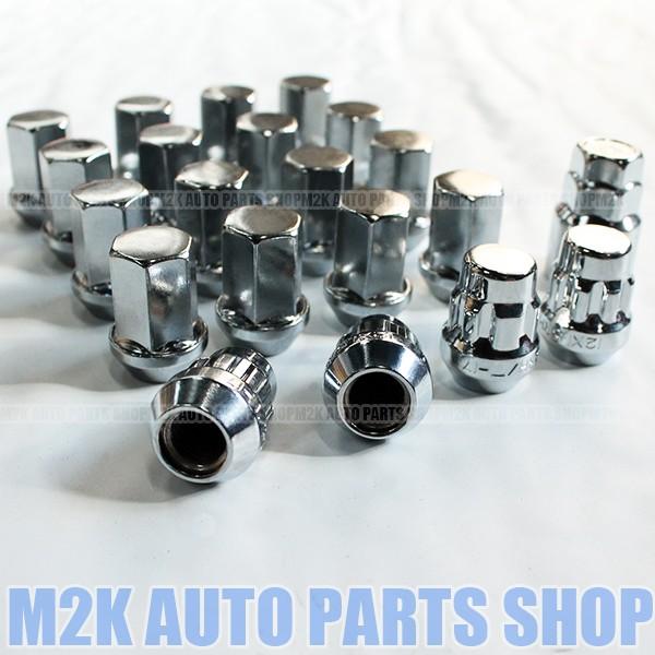 ロックナット 17HEX P1.5 P1.25 24本 メッキナット ホイールナット スチール ハイエース 盗難防止 : M2K AUTO PARTS - 通販 - Yahoo!ショッピング