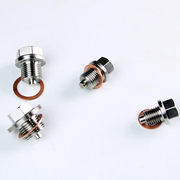 オイルドレンボルト マグネット ステンレス M12 M14 M16 M18 M20 P1.25 P1.5 P1.75 鉄粉 強力 ドレンプラグ 磁石 マグネティックボルト : M2K AUTO ...