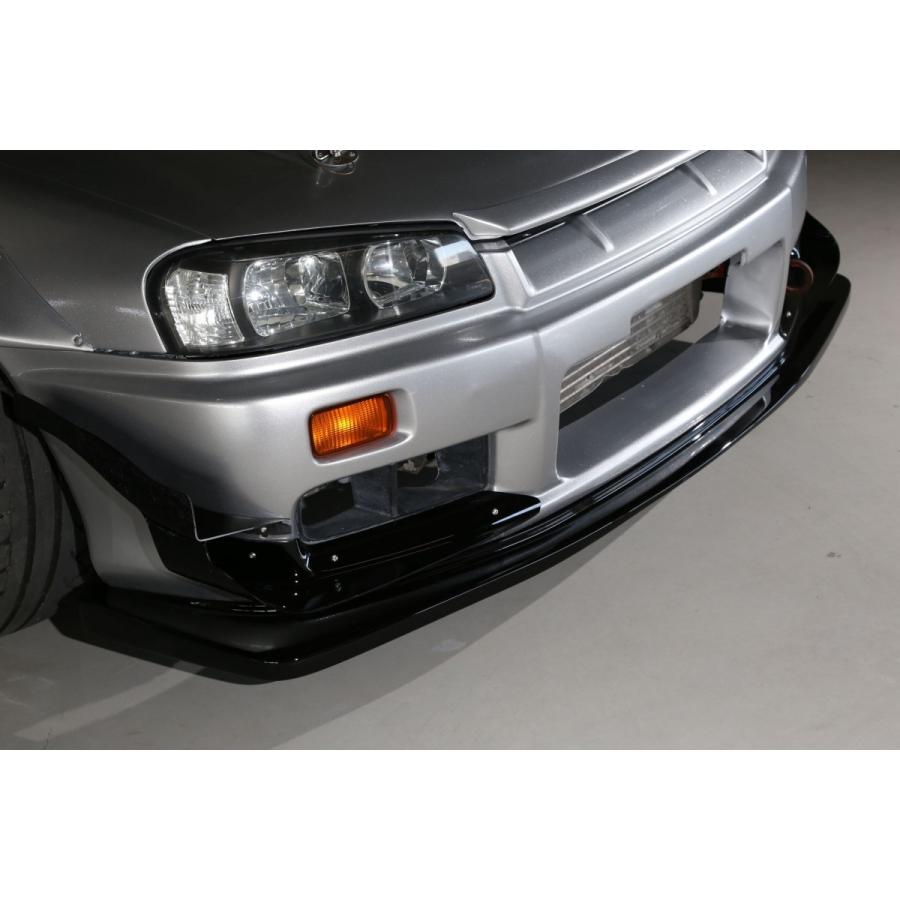 GT-tune R34スカイライン ER34 HR34 前期純正バンパー用フロントリップスポイラー、カナードキットセット 2ドア4ドア 前期 ...