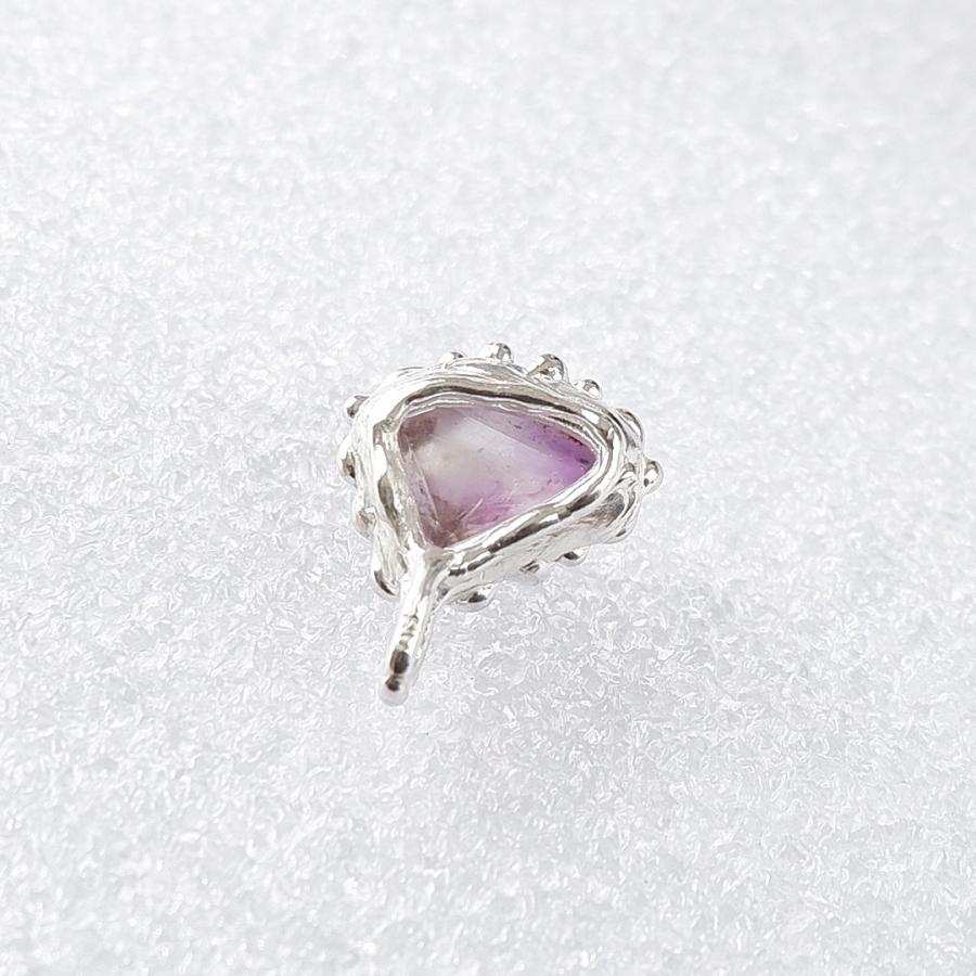 アメジスト原石の粒飾りペンダント1 天然石アクセサリー 一点物 : 天然石のアクセサリー macari - 通販 - Yahoo!ショッピング