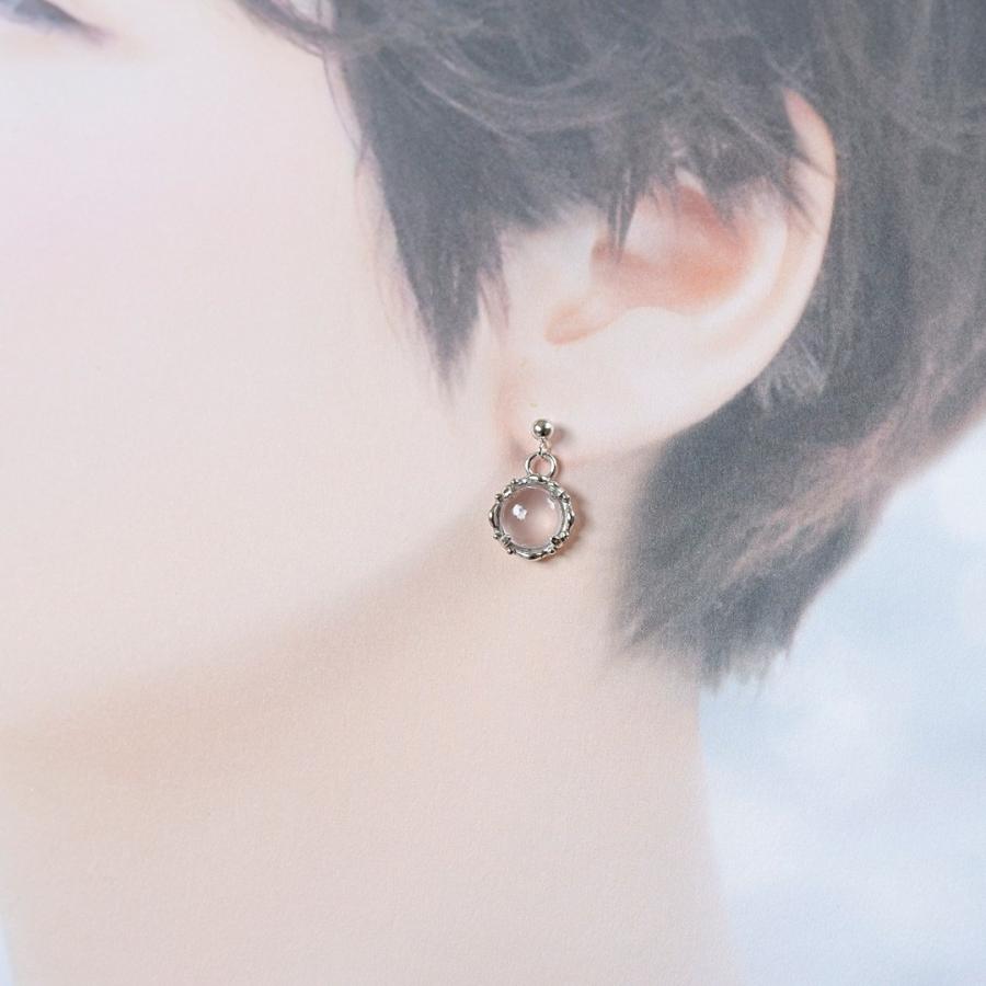 ローズクォーツのピアス 天然石アクセサリー 一点物 : 天然石のアクセサリー macari - 通販 - Yahoo!ショッピング