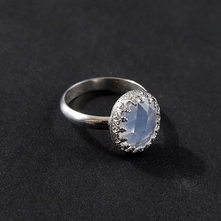 ラベンダークォーツの飾り枠リング 13号 天然石アクセサリー 一点物 : 天然石のアクセサリー macari - 通販 - Yahoo!ショッピング