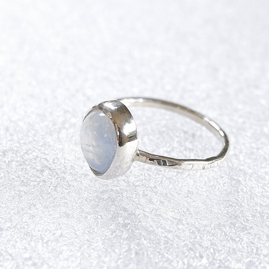 デュモルチェライトインクォーツのリング 槌目入り 14号 天然石アクセサリー 一点物 : 天然石のアクセサリー macari - 通販 - Yahoo!ショッピング