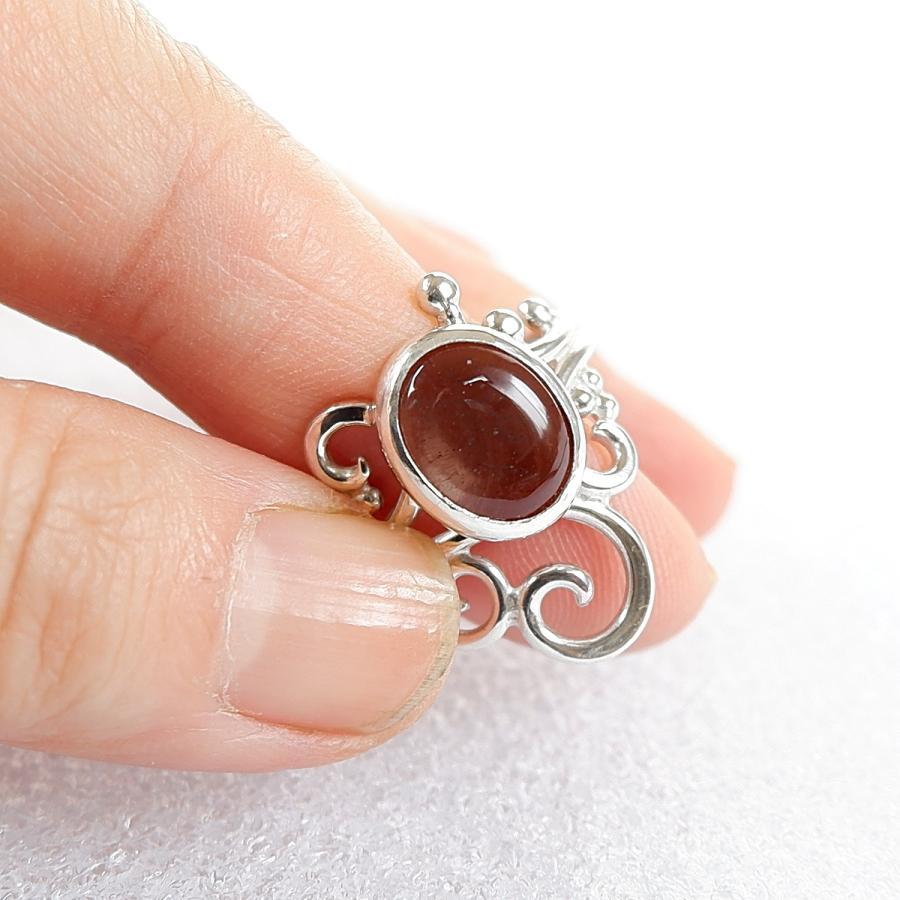 〜火の宝珠〜 アグニマニタイトの唐草粒リング 14号 天然石アクセサリー 指輪 一点物 : r-1887 : 天然石のアクセサリー macari - 通販 - Yahoo!ショッピング