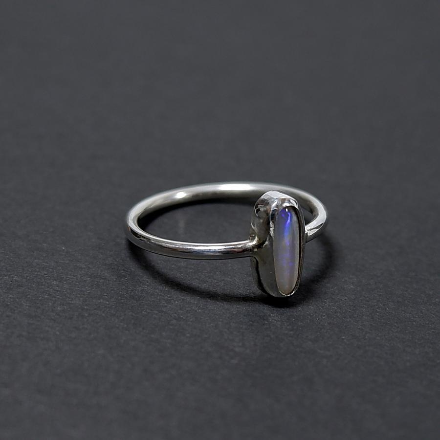 オーストラリア産 オパールのリング 約12号 天然石アクセサリー 一点物 macari : 天然石のアクセサリー macari - 通販 - Yahoo!ショッピング