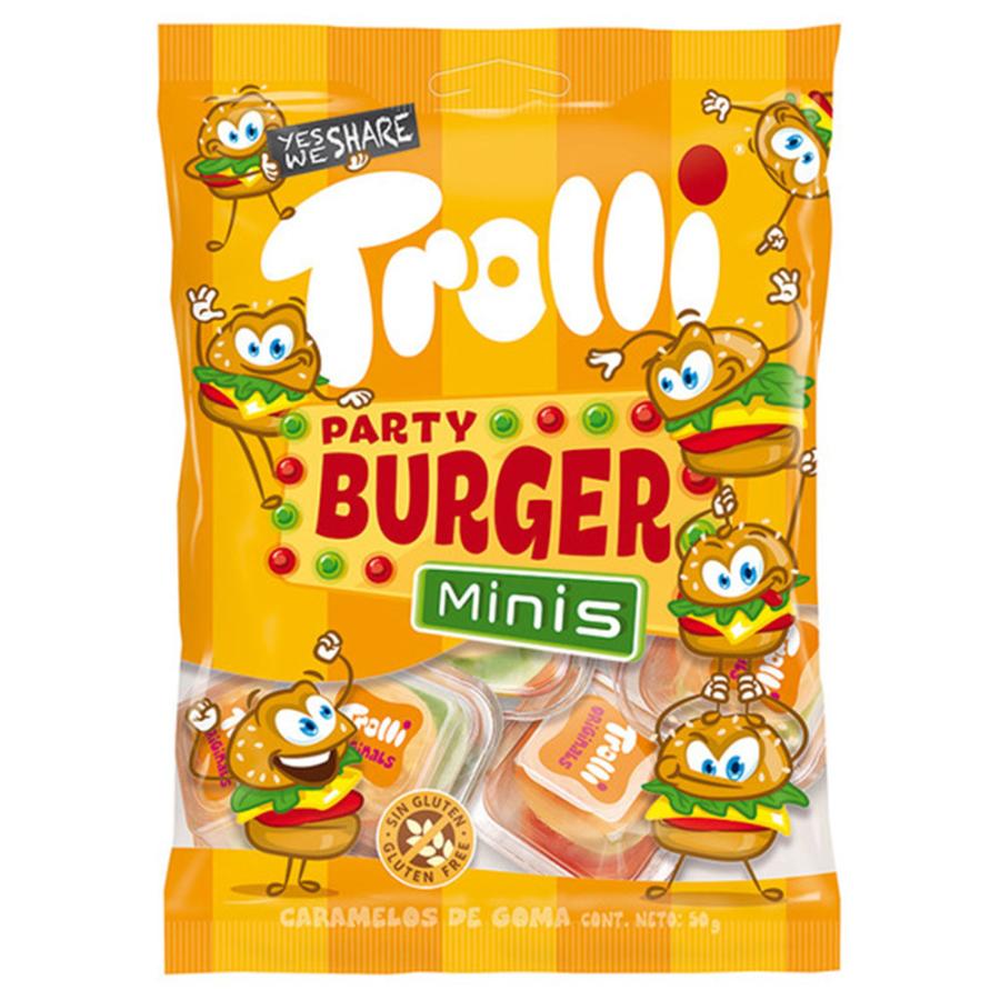 Trolli トローリ ミニバーガー グミ 50g×1袋 グミバーガー お菓子