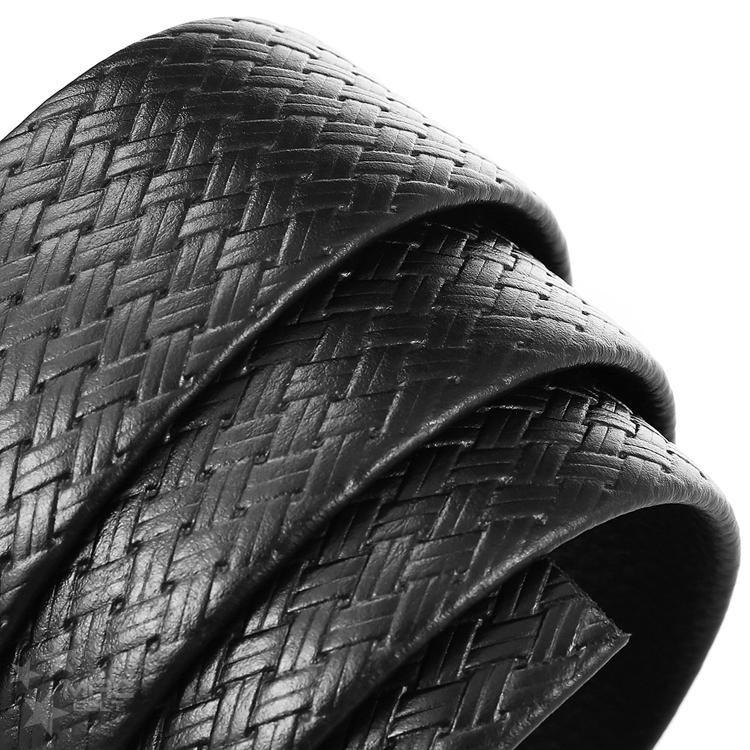 ベルト メンズ 穴なし 編み込み メッシュ 型押し ブランド 本革 無段階 ビジネス カジュアル 大きいサイズ オートロック MBJM ...