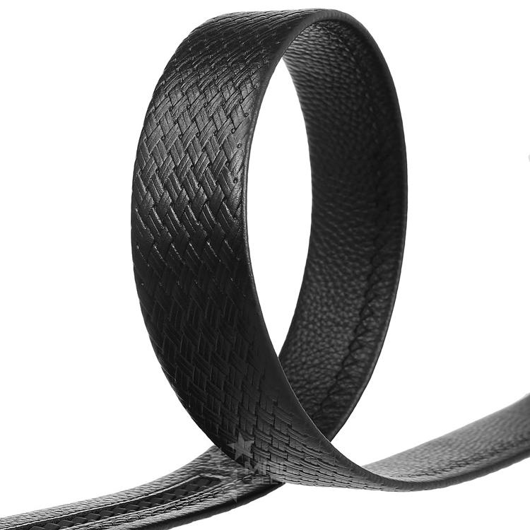 ベルト メンズ 穴なし 編み込み メッシュ 型押し ブランド 本革 無段階 ビジネス カジュアル 大きいサイズ オートロック MBJM ...