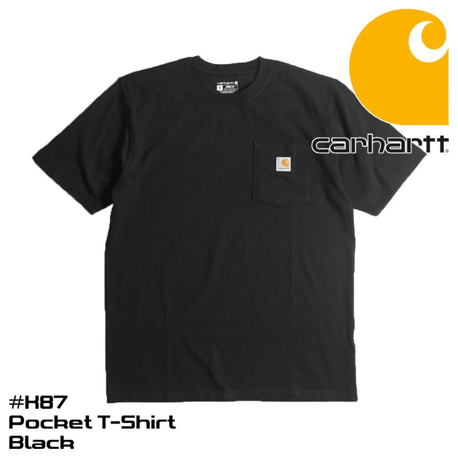 Carhartt カーハート K87 半袖ポケット Tシャツ メンズ ヘビーウェイト ポケット付き 無地 半袖 トップス ファッション ブランド Sサイズ : マシェリモール - 通販 ...