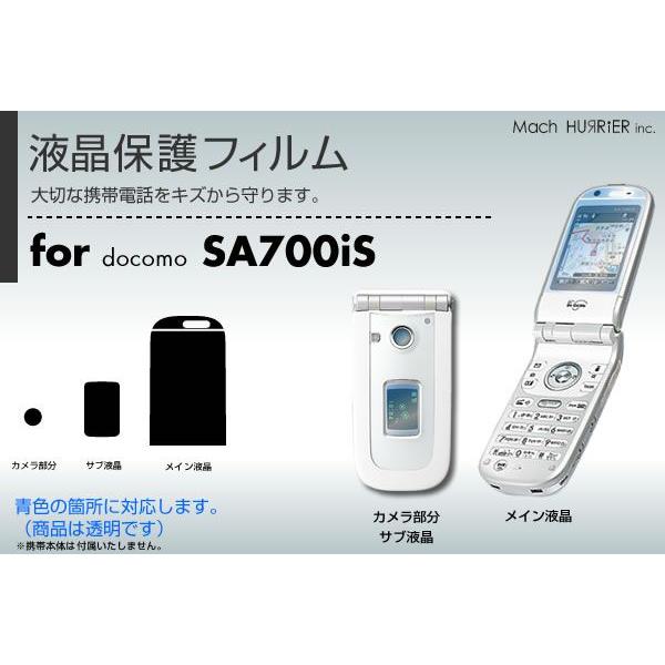 SA700iS液晶保護フィルム 3台分セット : ネットショップマックハリアー - 通販 - Yahoo!ショッピング