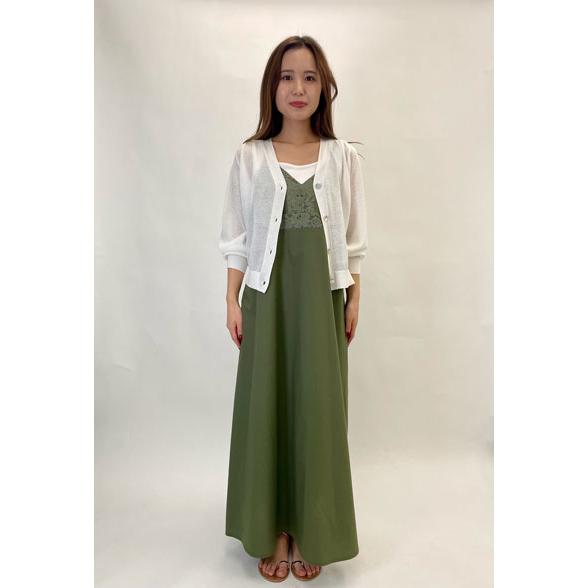 カーディガン フリーサイズ ガノッシュ 257-3126030代 40代 50代 レディース カジュアル 夏 ホワイト ganosch : 街 ...