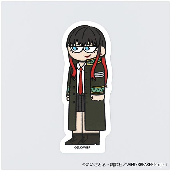 WIND BREAKER ジロリ ダイカットステッカー椿野 佑 : まちキャラ Yahoo!店 - 通販 - Yahoo!ショッピング