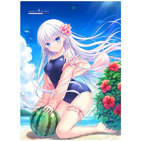 Summer Pockets REFLECTION BLUE B2タペストリー（鳴瀬しろは／海） : まちキャラ Yahoo!店 - 通販 - Yahoo!ショッピング