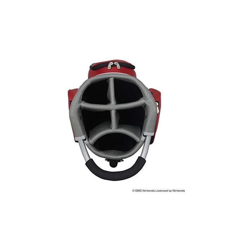 スーパーマリオブラザーズ マリオ キャディバッグ SMCB002R 赤 レッド 9型 47インチ 5分割 2.9kg 軽量 キャラクター ...