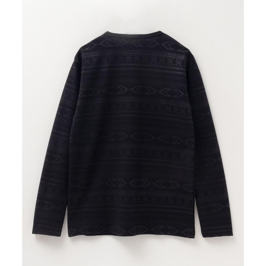 mossimo（モッシモ） Tシャツ メンズ 長袖 Vネック ジャガード素材 ストレッチ オルテガ柄 ロンT トップス 爆買 : Mac-House(マックハウス) - 通販 - Yahoo ...