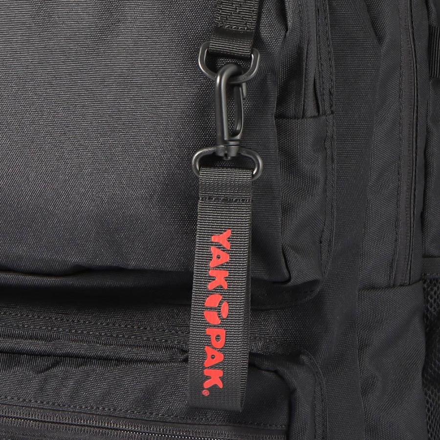 YAKPAK ヤックパック デイパック 撥水 大容量ポケット 収納力 無地 ワンポイント リュックサック バックパック オールシーズン ...