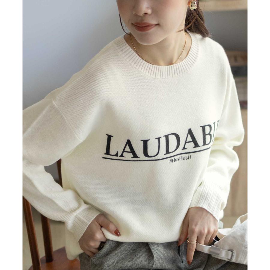 HusHusH ハッシュアッシュ ニット セーター レディース 長袖 プルオーバー トップス : Mac-House(マックハウス) - 通販 - Yahoo!ショッピング