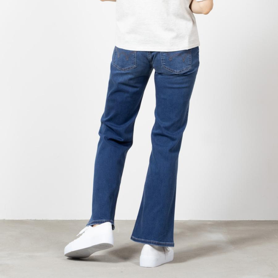 EDWIN エドウィン デニムパンツ ジーンズ レディース ストレッチ フレアパンツ ジーパン ボトムス : Mac-House(マックハウス) - 通販 - Yahoo!ショッピング