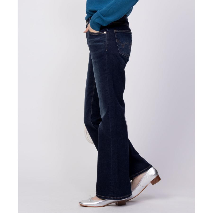 EDWIN エドウィン デニムパンツ レディース ストレッチ フレア ジーンズ ジーパン ボトムス : Mac-House(マックハウス) - 通販 - Yahoo!ショッピング