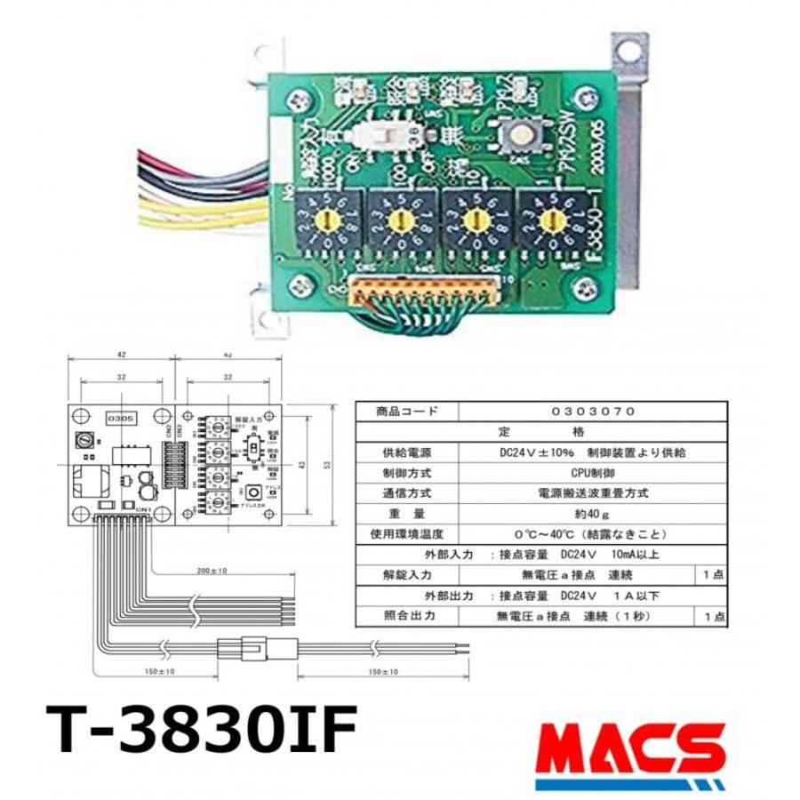 T-3830IF アート デジタルテンキーIFユニット ART 台数値引き対応します！領収書は注文履歴からダウンロード可 : 制御セキュリティ マクス - 通販 - Yahoo!ショッピング