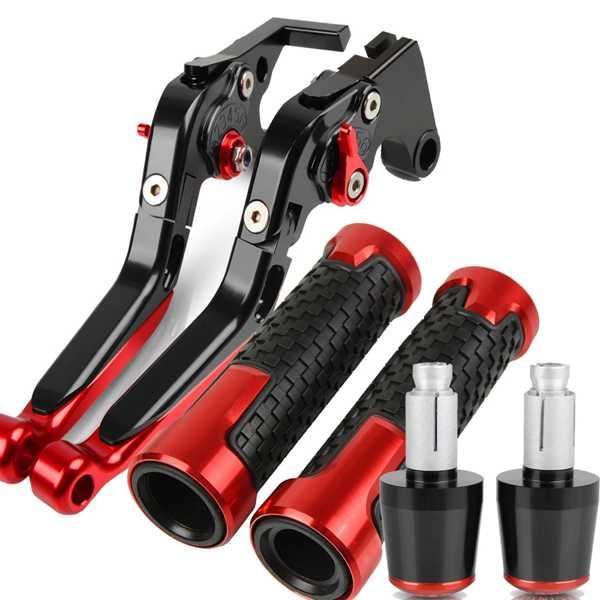 ヤマハxmax 125 200 250 400 X-MAX 125 2010 2011 2012 2013オートバイアクセサリーブレーキクラッチレバーハンドルバーグリップ即決 ...