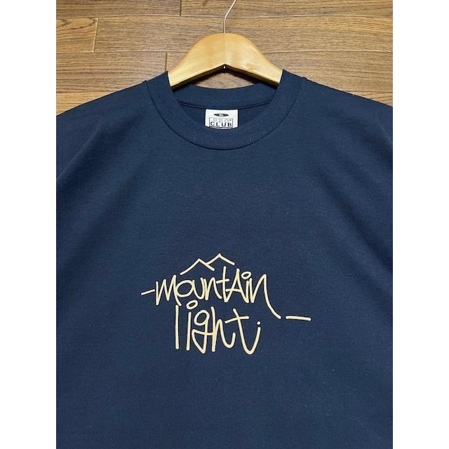DAMMIT 11th x TAPE PACKS MOUTAIN LIGHT Tシャツ(ヘビーウェィト) Navy 2XLサイズ(ミックスCD ...