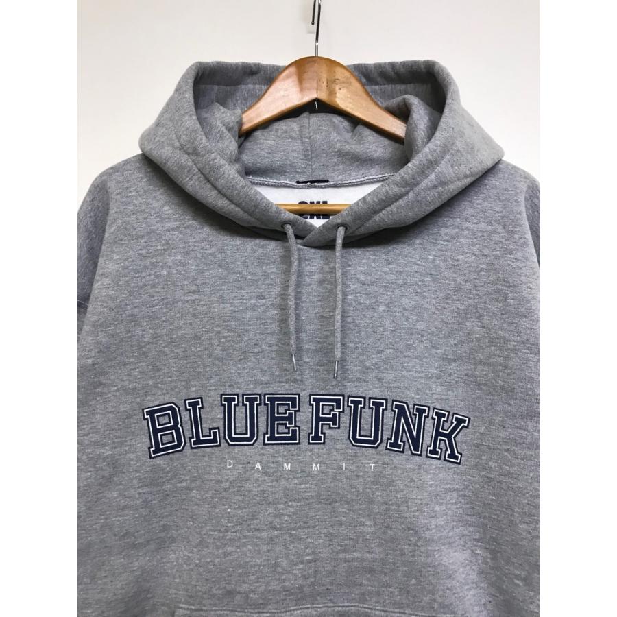 DAMMIT BLUE FUNK ヘビーオンススウェット プルオーバーフーディー Grey Lサイズ : mad dope - 通販 ...