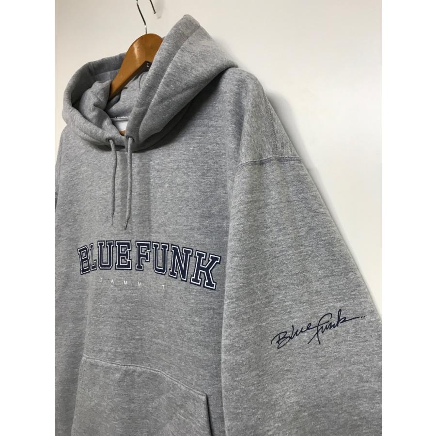 DAMMIT BLUE FUNK ヘビーオンススウェット プルオーバーフーディー Grey Lサイズ : mad dope - 通販 ...