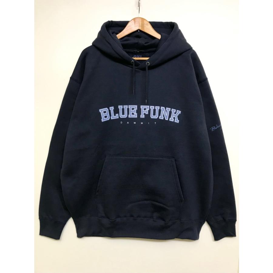DAMMIT BLUE FUNK ヘビーオンススウェット プルオーバーフーディー Navy XLサイズ :DMT-BLU004:mad ...
