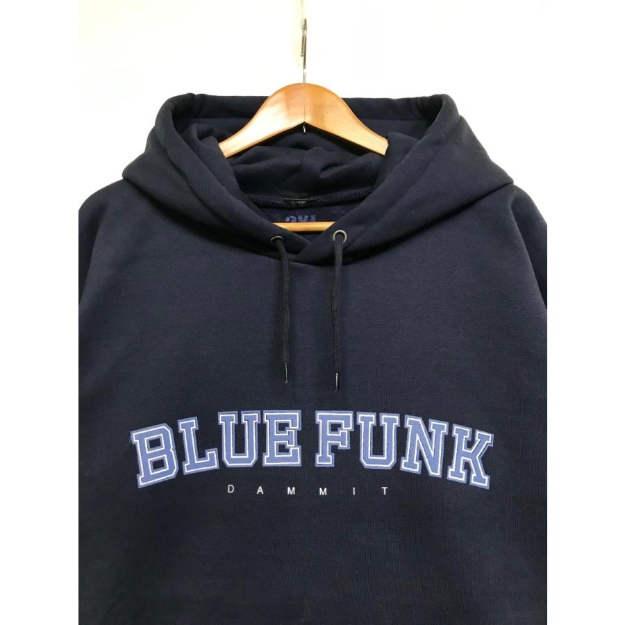 DAMMIT BLUE FUNK ヘビーオンススウェット プルオーバーフーディー Navy XLサイズ :DMT-BLU004:mad ...