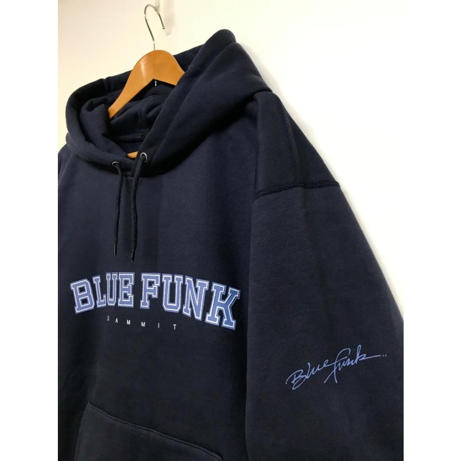 DAMMIT BLUE FUNK ヘビーオンススウェット プルオーバーフーディー Navy XLサイズ :DMT-BLU004:mad ...