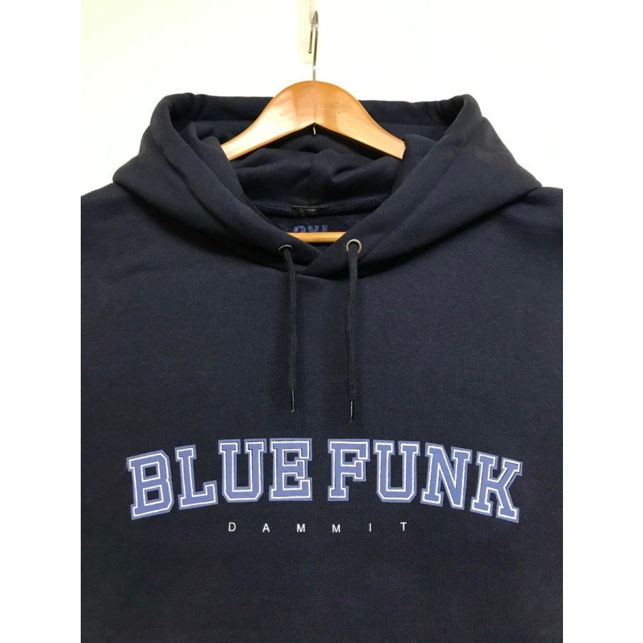 DAMMIT BLUE FUNK ヘビーオンススウェット プルオーバーフーディー Navy XLサイズ :DMT-BLU004:mad ...