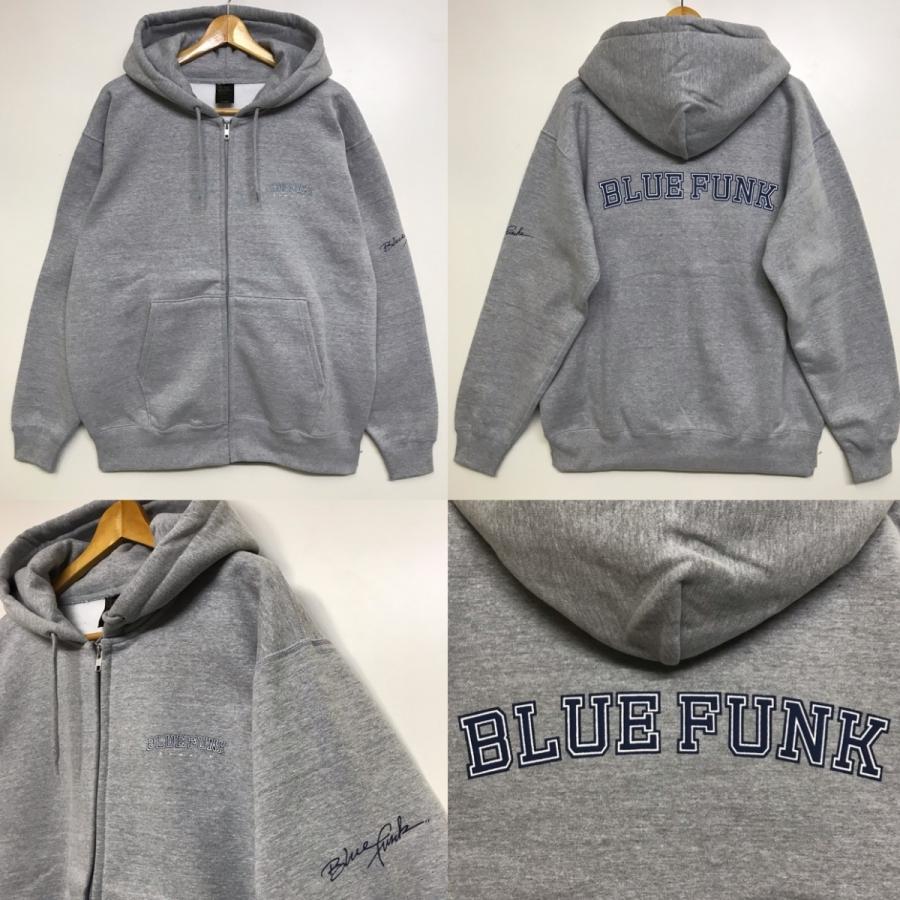 DAMMIT BLUE FUNK ヘビーオンススウェット ジップフーディー Grey XLサイズ : mad dope - 通販 ...