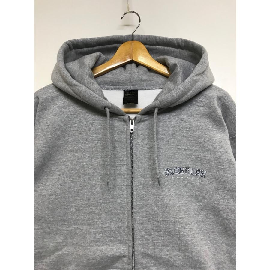 DAMMIT BLUE FUNK ヘビーオンススウェット ジップフーディー Grey XLサイズ : mad dope - 通販 ...
