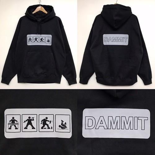 DAMMIT ICONS ヘビーウェイト プルオーバーフーディー Black 2XLサイズ : mad dope - 通販 - Yahoo ...