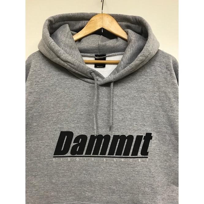 DAMMIT LOGO ヘビーオンススウェット プルオーバーフーディー Grey XLサイズ : mad dope - 通販 - Yahoo ...