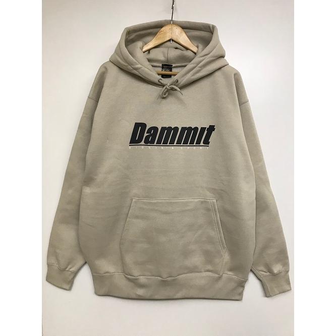 DAMMIT LOGO ヘビーオンススウェット プルオーバーフーディー Stone 3XLサイズ : mad dope - 通販 ...