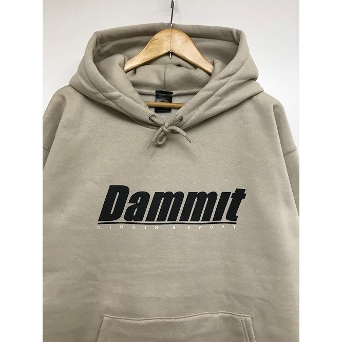 DAMMIT LOGO ヘビーオンススウェット プルオーバーフーディー Stone 3XLサイズ : mad dope - 通販 ...